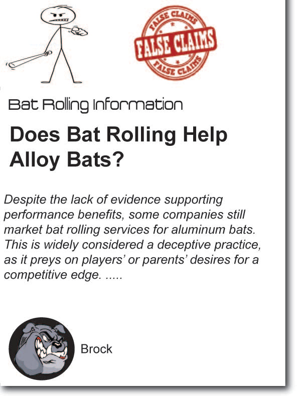 The Heated Bat Rolling Scam on Alloy Bats – Big Dawg Bats