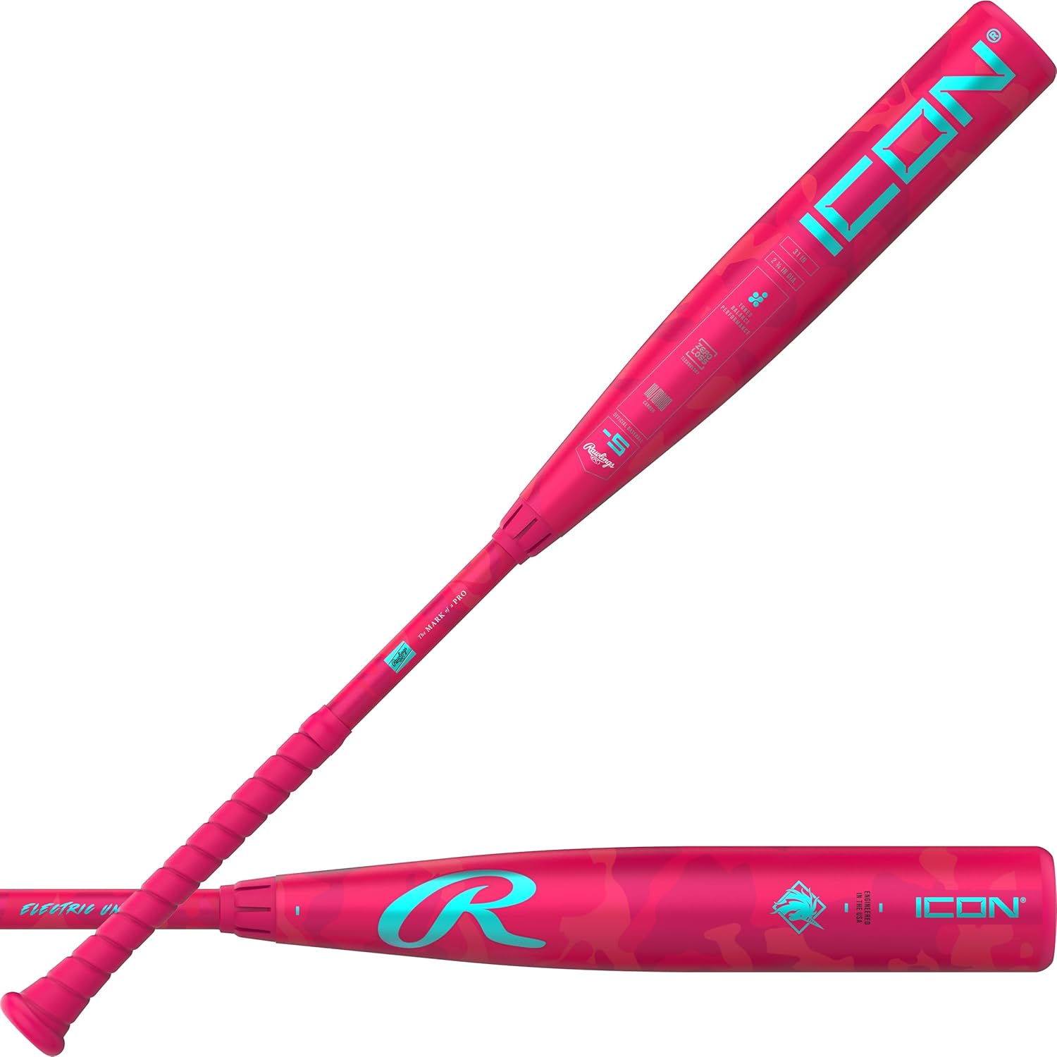 2025 Rawlings Icon Electric Unicorn -5 USSSA Baseball Bat RUT5IPK5 ...